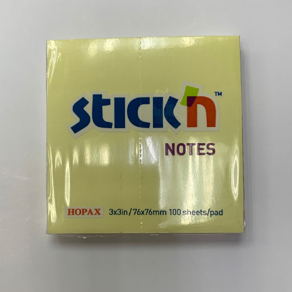 Hopax Stick’n Notes 便條貼 (黃色) No.21007
